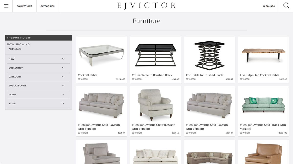 Furniture Website Engine - VanNoppen Marketing